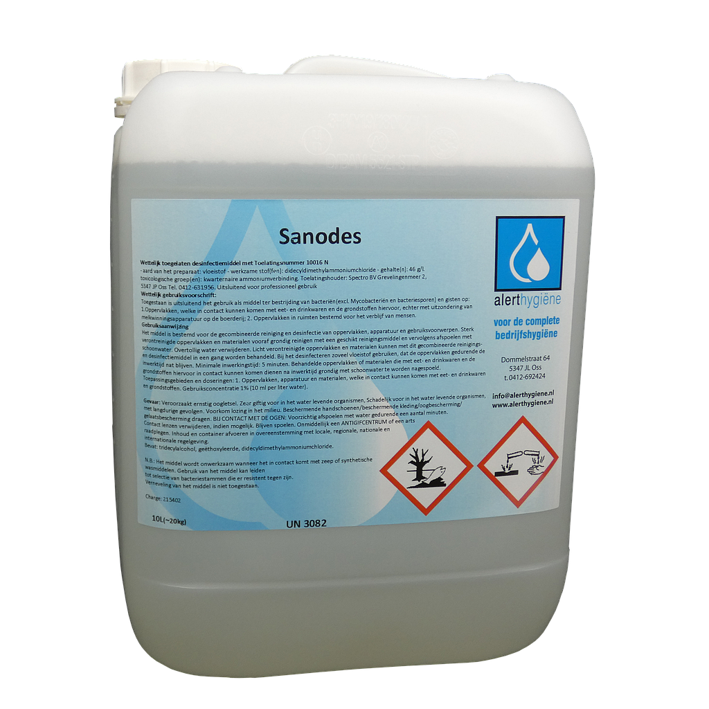 Sanodes - 10L | Alert Hygiëne